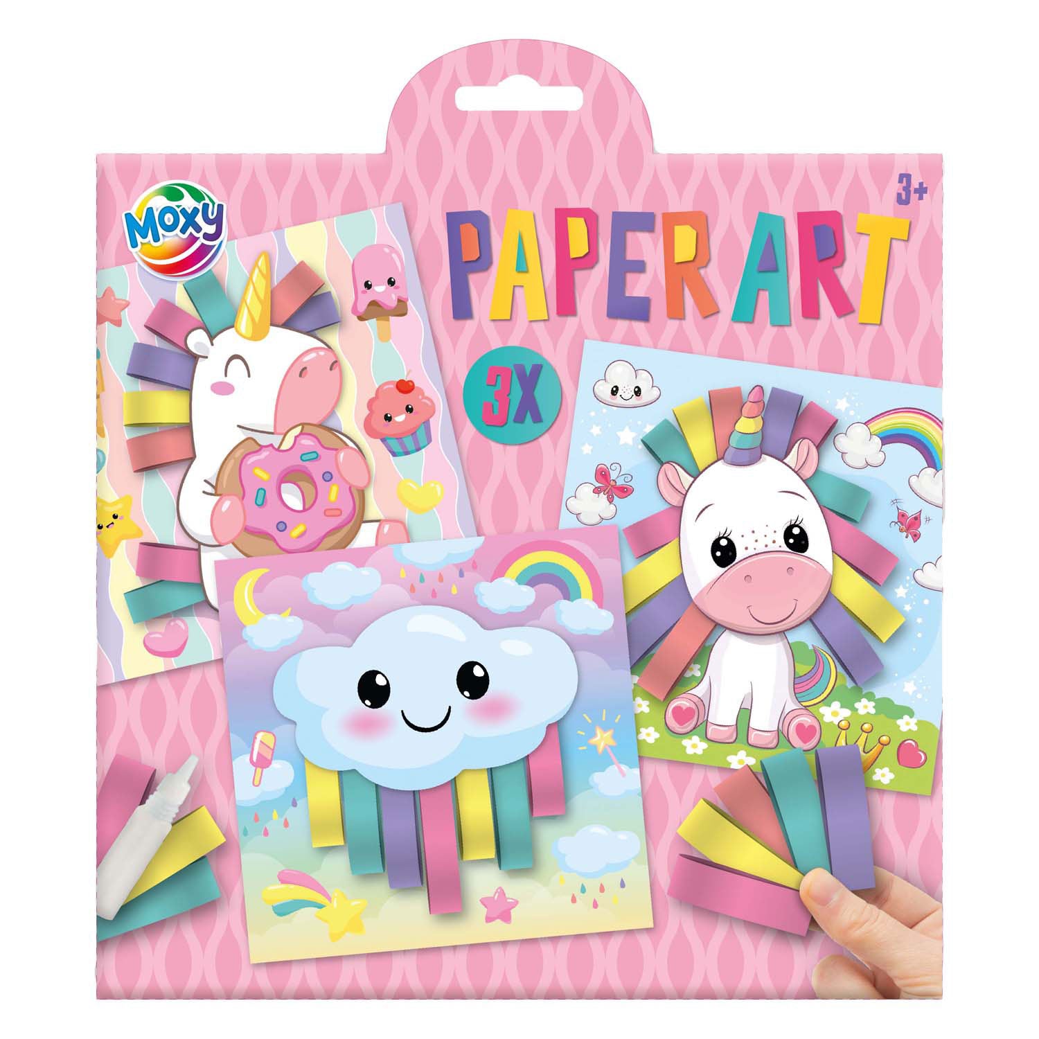 Creative craft group paper art roze knutselen, set van 3 – Fietsweb.nl