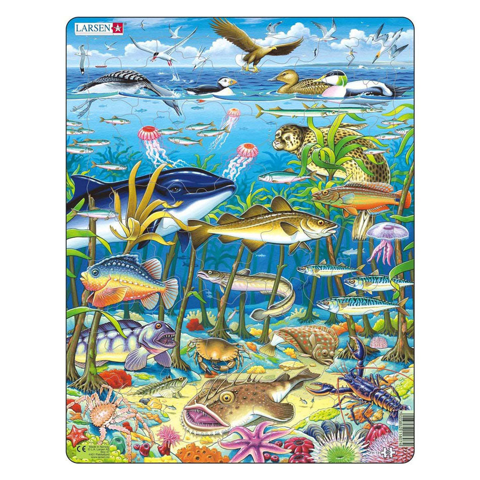 Larsen legpuzzel dieren - zeedieren in de noord-atlantische – Fietsweb.nl